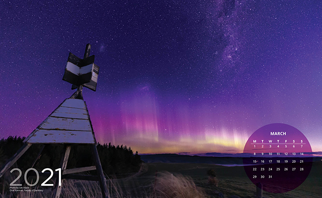 March 2021 Digital Calendar | University of Otago