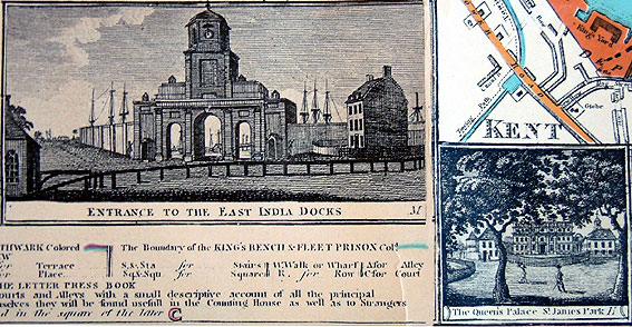 Langley and Belchy's New Map of London, 1812. Facsimile publication (no ...